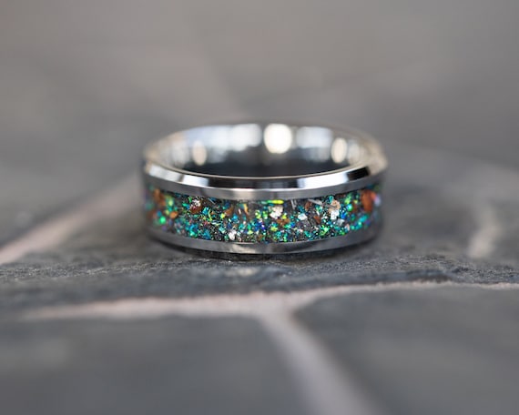 Meteorite Ring and Velociraptor Ring With Real Velociraptor - Etsy