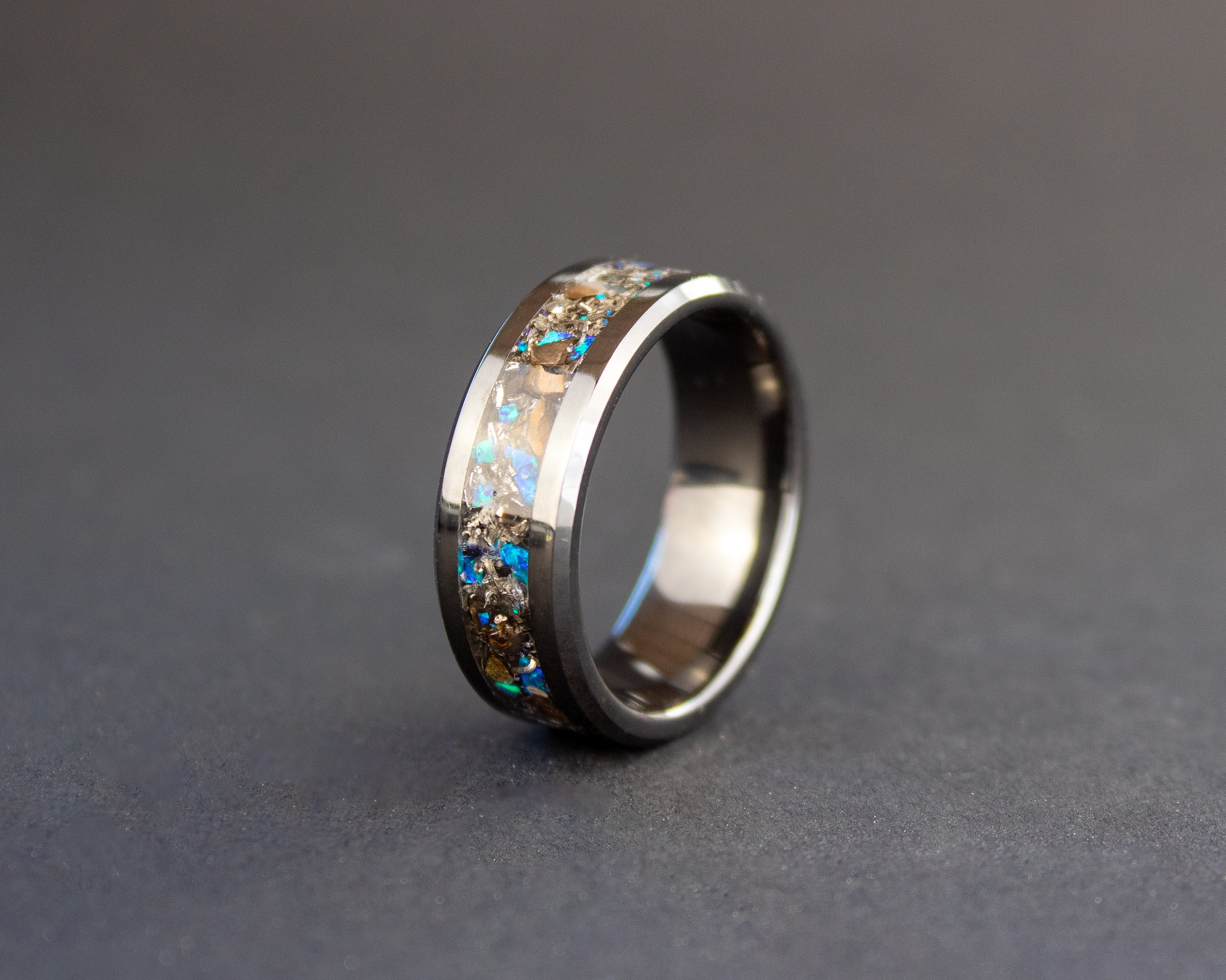 T-Rex Ring Dinosaur Bone Ring Meteorite Ring T-Rex Bone | Etsy