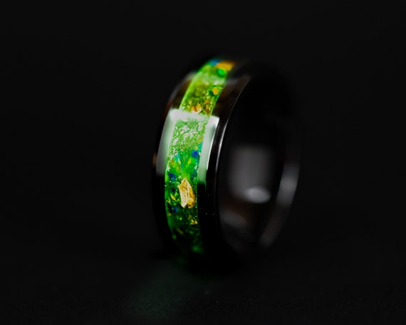 Velociraptor Ring Meteorite Ring Made With Meteorite and - Etsy