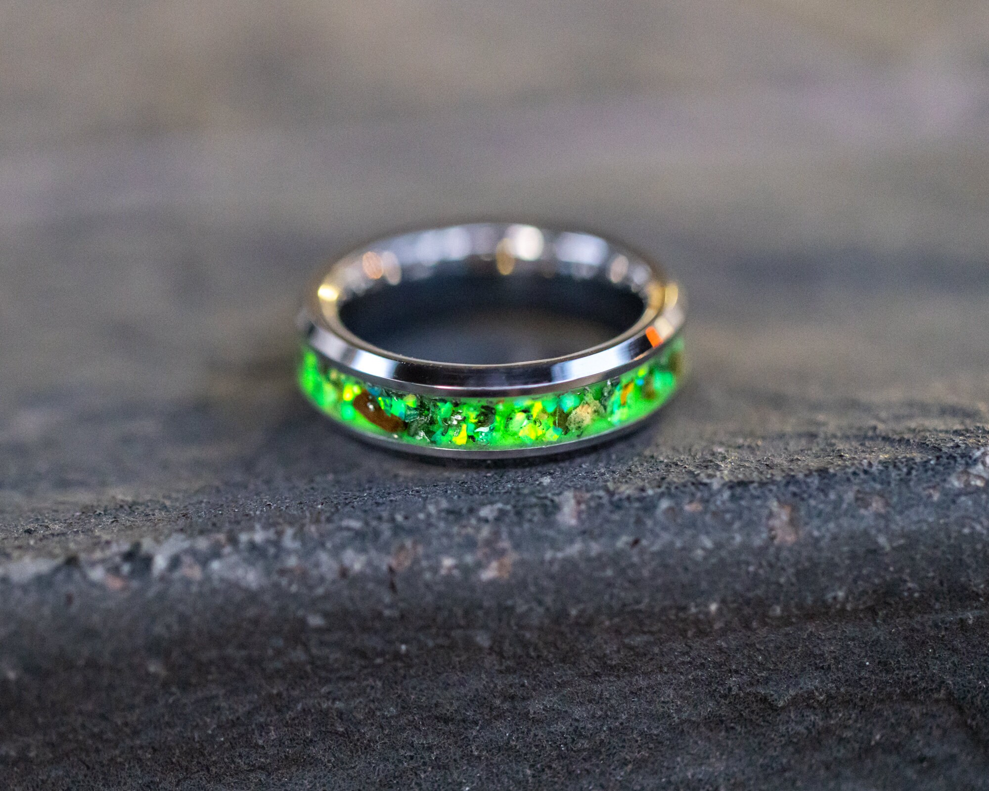 Velociraptor Ring Meteorite Ring Made With Meteorite and - Etsy