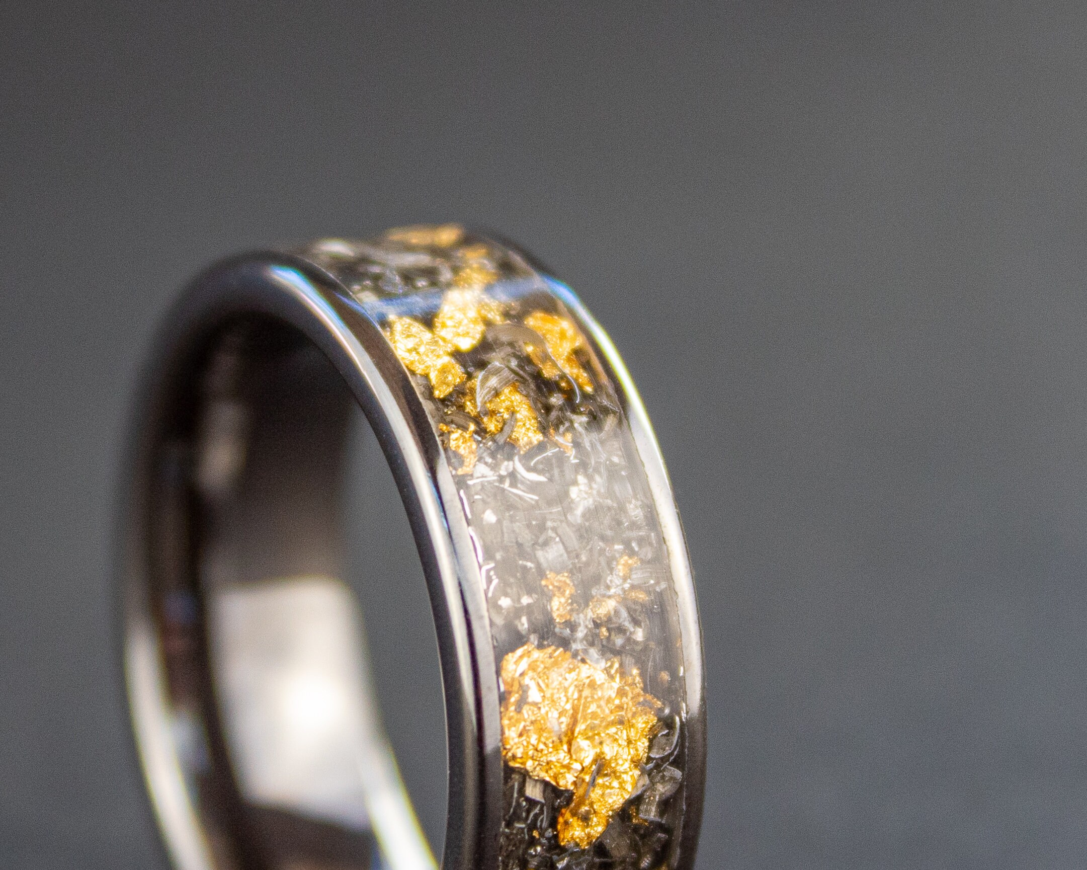 Gold Meteorite Ring Meteorite Ring 24K Gold Meteor Ring - Etsy Ireland