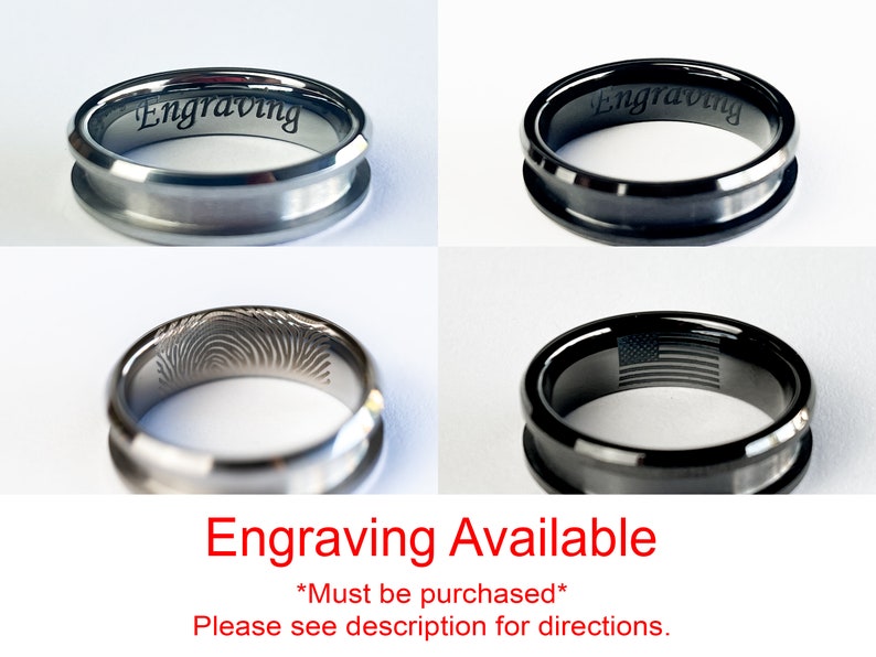 Titanium Meteorite Ring, Mens Meteorite Ring With Wavy Titanium Band ...