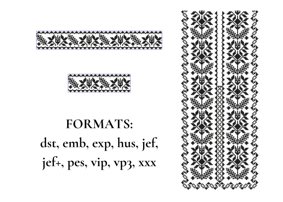 Vyshyvanka Pattern, Machine Embroidery Design, Сross-stitch Machine ...