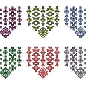 Set of Machine Embroidery Designs, Pattern Ukrainian Folk, Сross-stitch ...