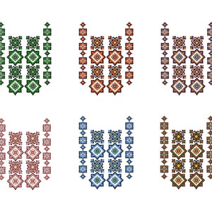 Set of Machine Embroidery Designs, Pattern Ukrainian Folk, Сross-stitch ...