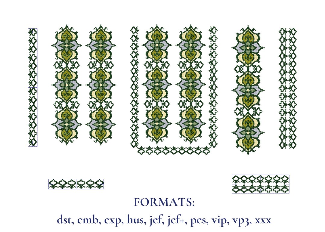 Vyshyvanka Pattern, Machine Embroidery Design, Сross-stitch Machine ...