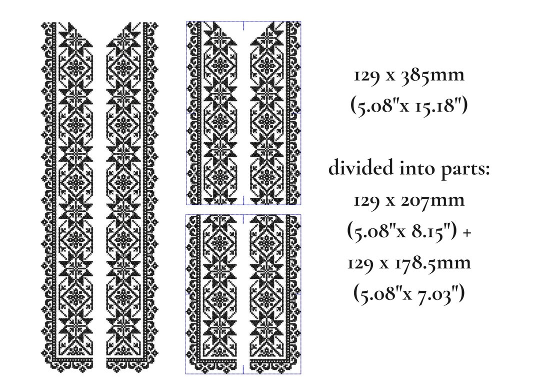 Vyshyvanka Pattern, Machine Embroidery Design, Сross-stitch Machine ...