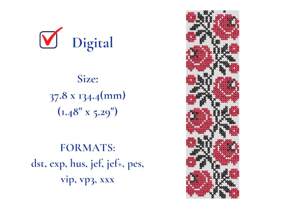 Machine Embroidery Design Pattern Ukrainian Folk - Etsy