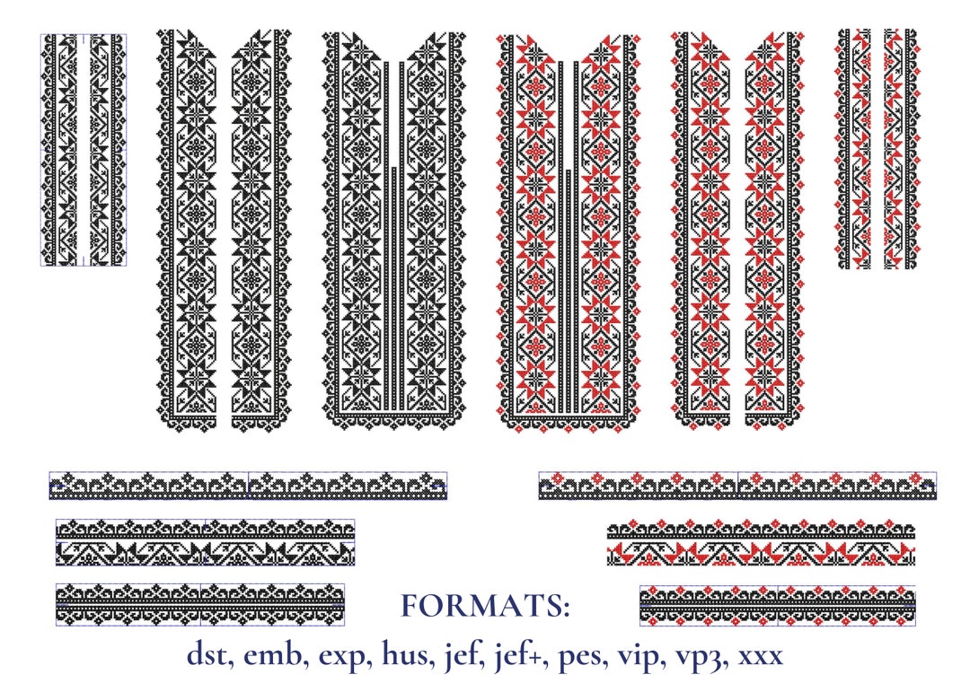 Vyshyvanka Pattern, Machine Embroidery Design, Сross-stitch Machine ...