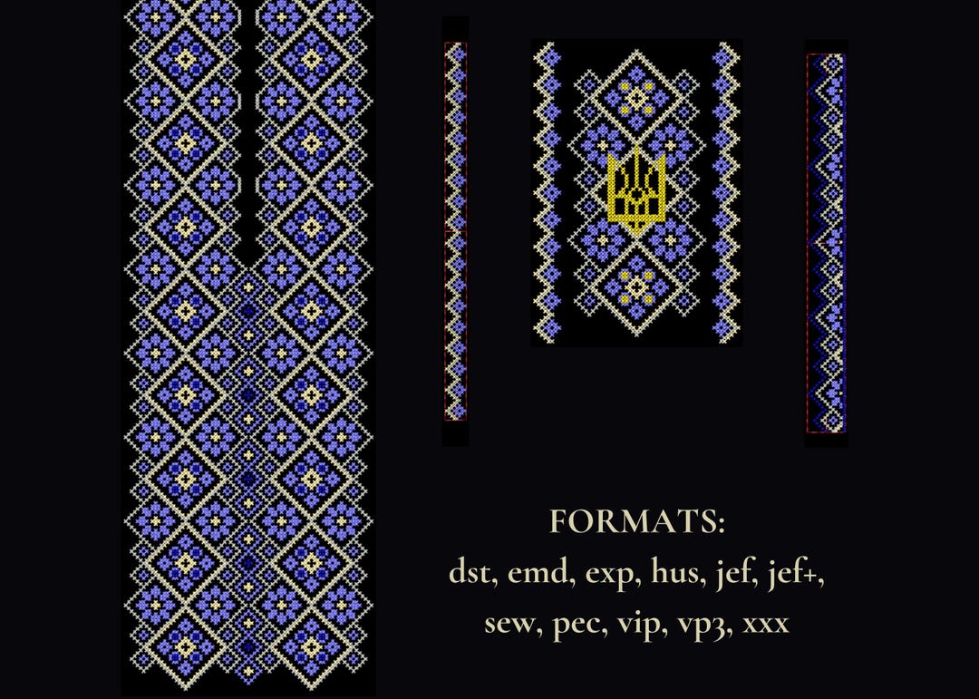 Vyshyvanka Pattern, Machine Embroidery Design, Сross-stitch Machine ...