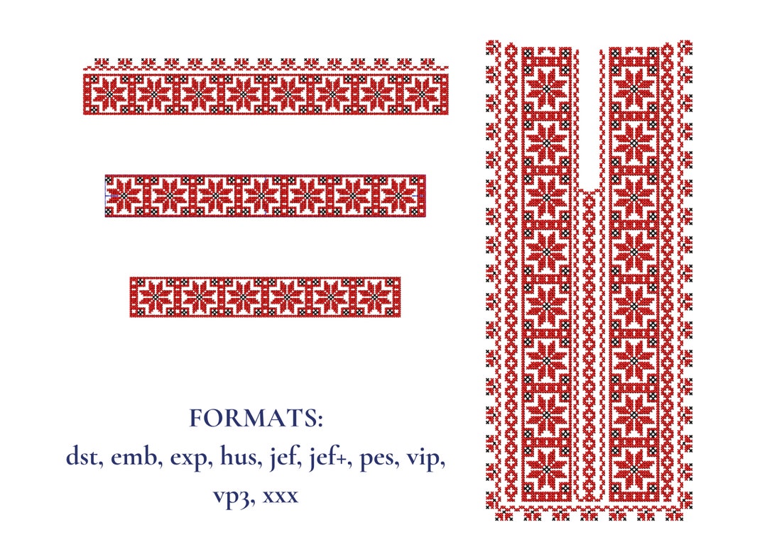 Vyshyvanka Pattern, Machine Embroidery Design, Сross-stitch Machine ...