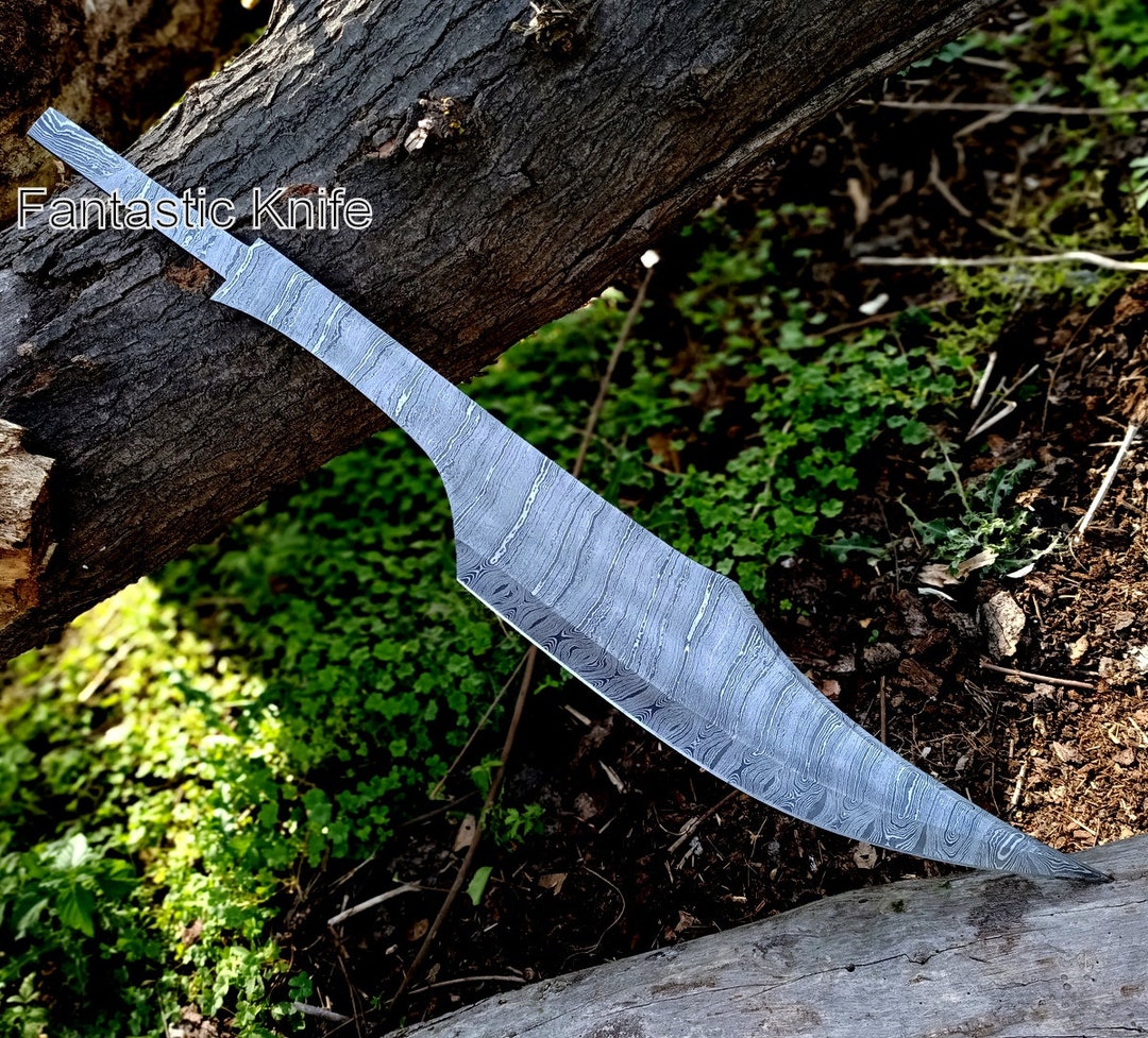 Custom Handmade Damascus 26.50 Inches Hunting Spartan Sword Full Tang ...