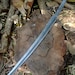 28" Hand Forged Damascus Steel Full Tang Katana Sword Blade Blank, for ...