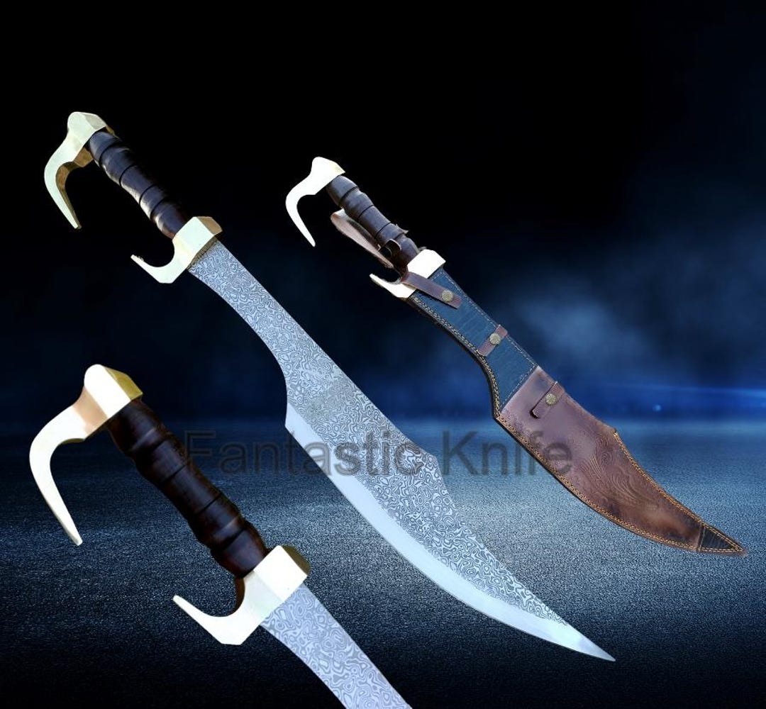 Custom Handmade Full Tang Spartan Sword, King Leonidas Replica Sword ...