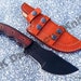 Handmade Carbon Steel Full Tang Tracker Knife Micarta Handle - Etsy