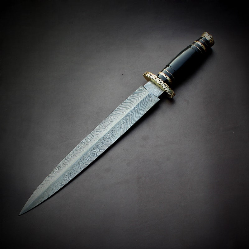 Damascus Dagger - Etsy