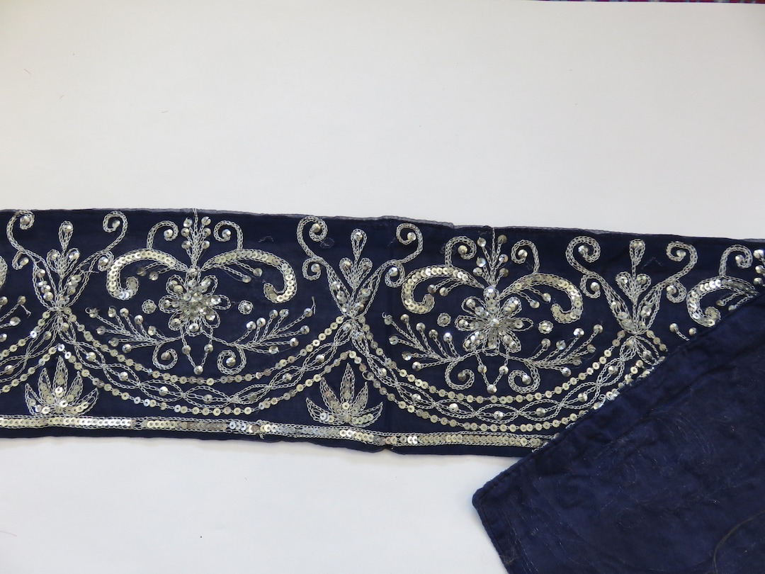 10 Models Short Sequin Borders, Sari Trimmings, Vintage Borders ...