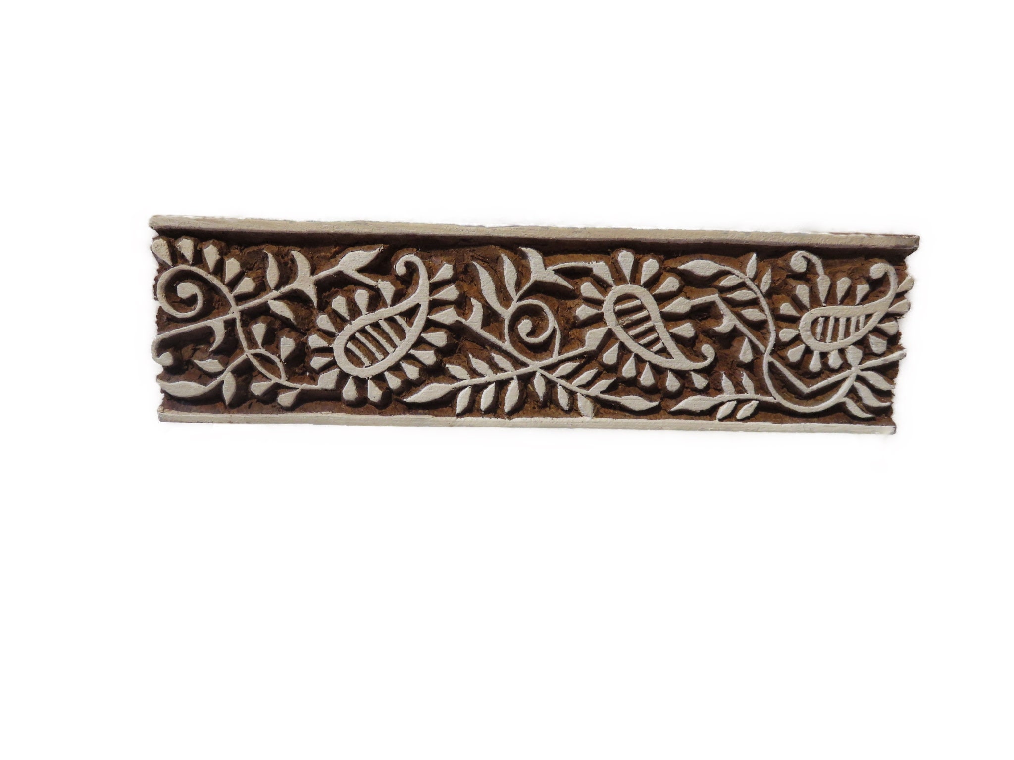 10 Models Indian Wooden Stamp Border Blueprint Textile Print - Etsy