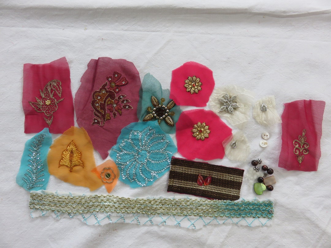Scrap Bag Craft Kit for Scrap Booking Ephemera Collages Craft Kit and ...