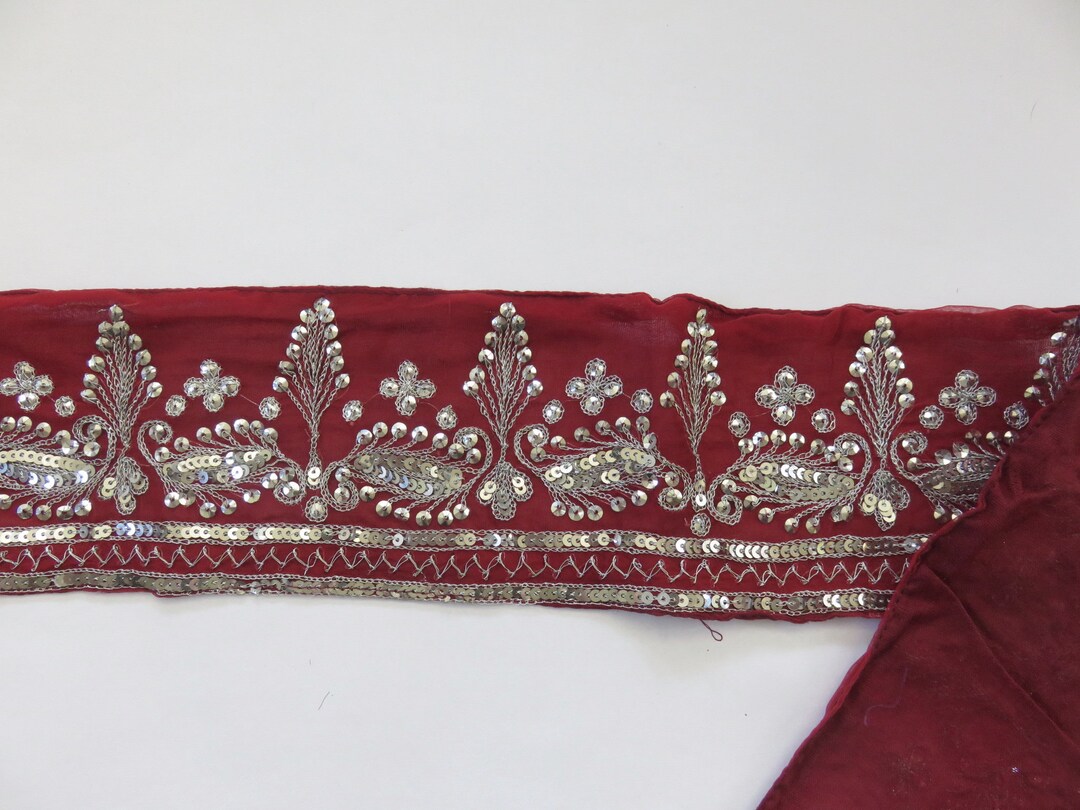 10 Models Short Sequin Borders, Sari Trimmings, Vintage Borders ...