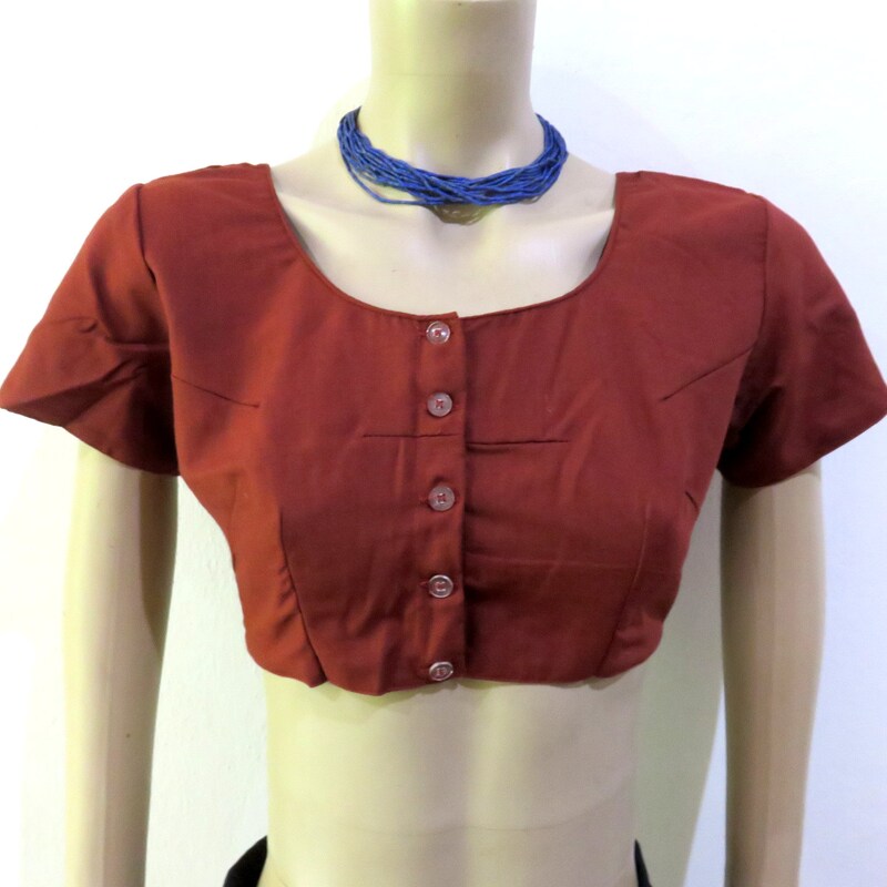 Rust Blouse - Etsy
