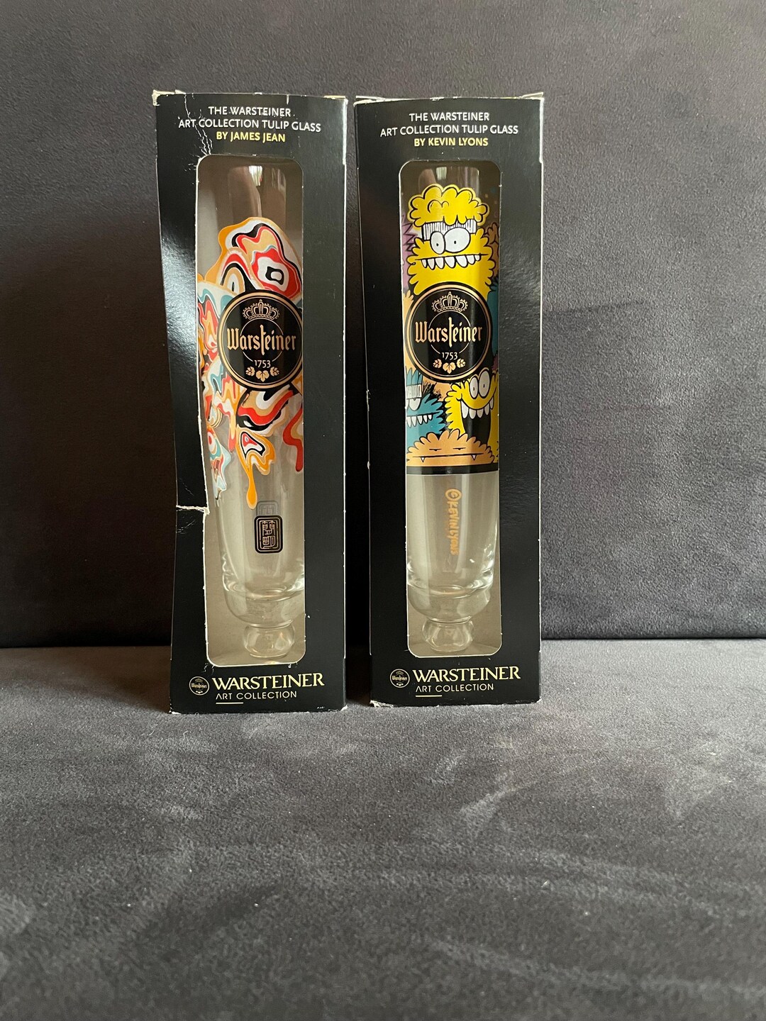 Warsteiner Tulip Glass Art Collection Limited Edition Beer Glass ...