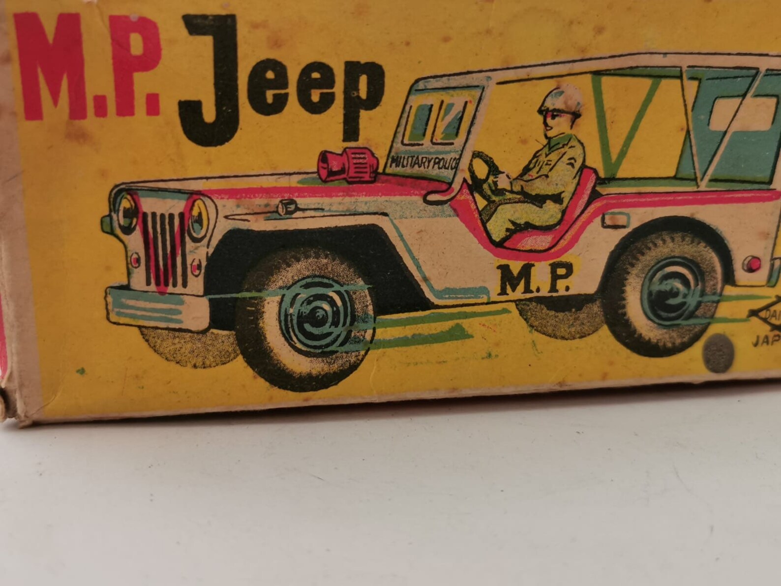 Vintage DAIYA M.P. Jeep, Made in Japan Rare Tin Toy - Etsy