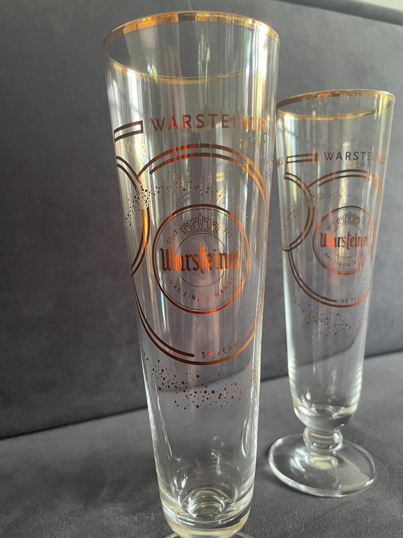 Warsteiner Tulpenglas 50-jarig Jubileum Limited Edition Bierglas, Duits ...