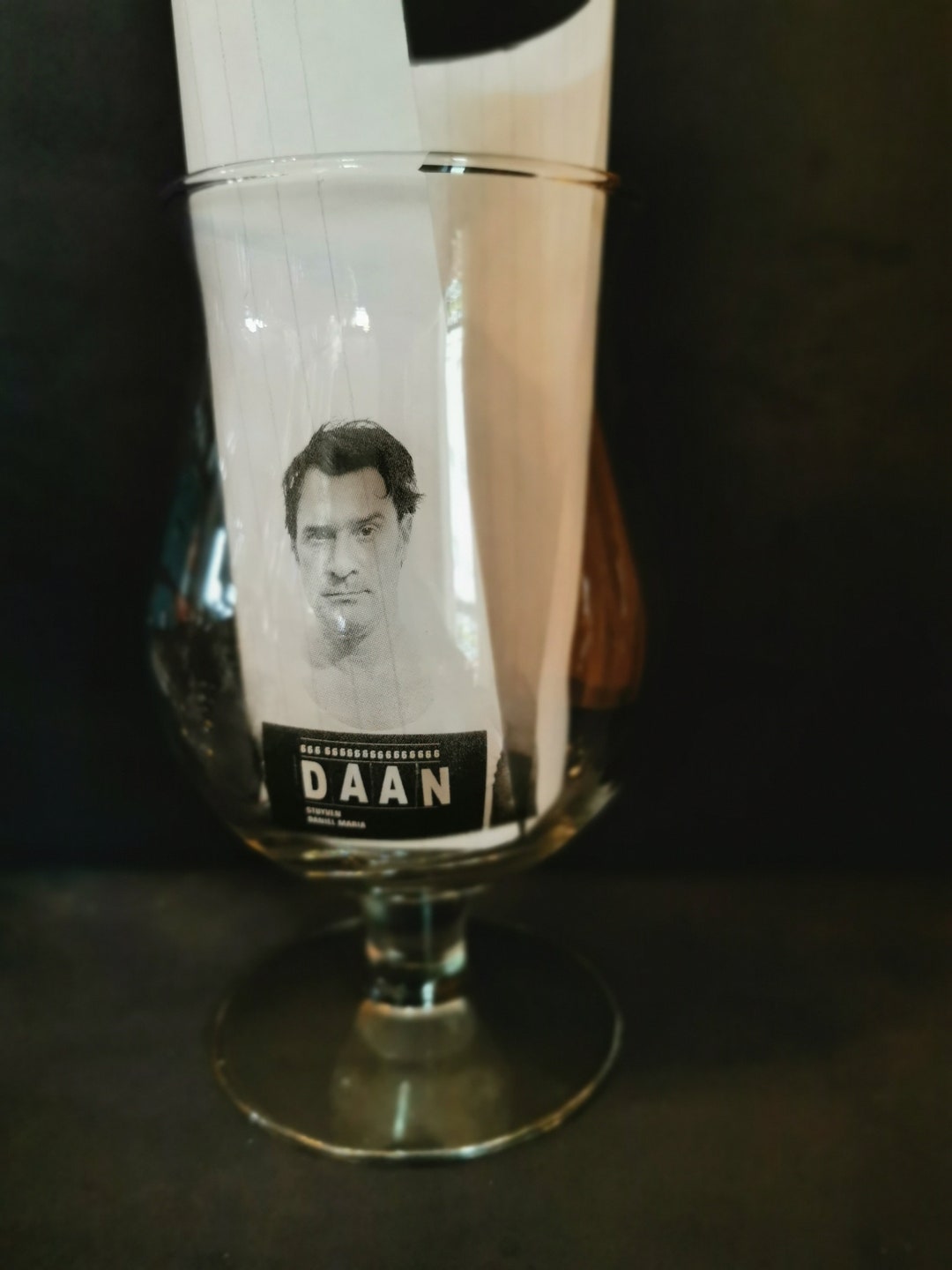 Vintage Duvel Art Collection Beer Glass Daan Glass Belgian Etsy