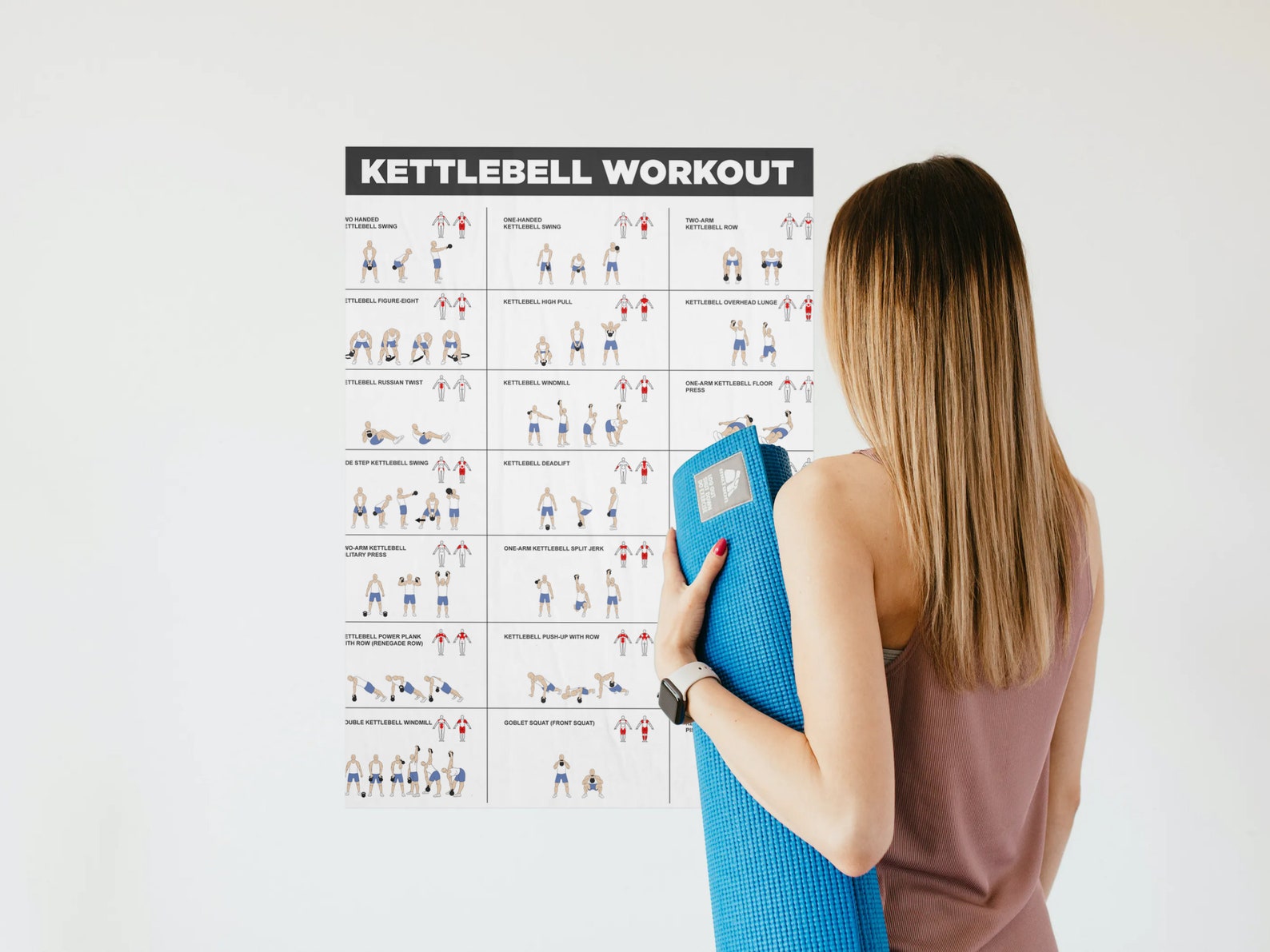 Kettlebell Workout Printable Digital Download | INSTANT Download ...