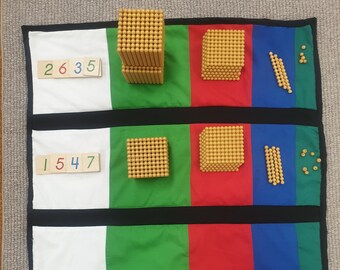 11: Montessori Place Value Mat - Etsy