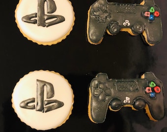 Paint Your Own Video Game Controller Cookies, Video Game Party Favors ...