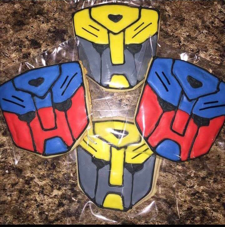 12 Transformers Inspired Sugar Cookies - Etsy