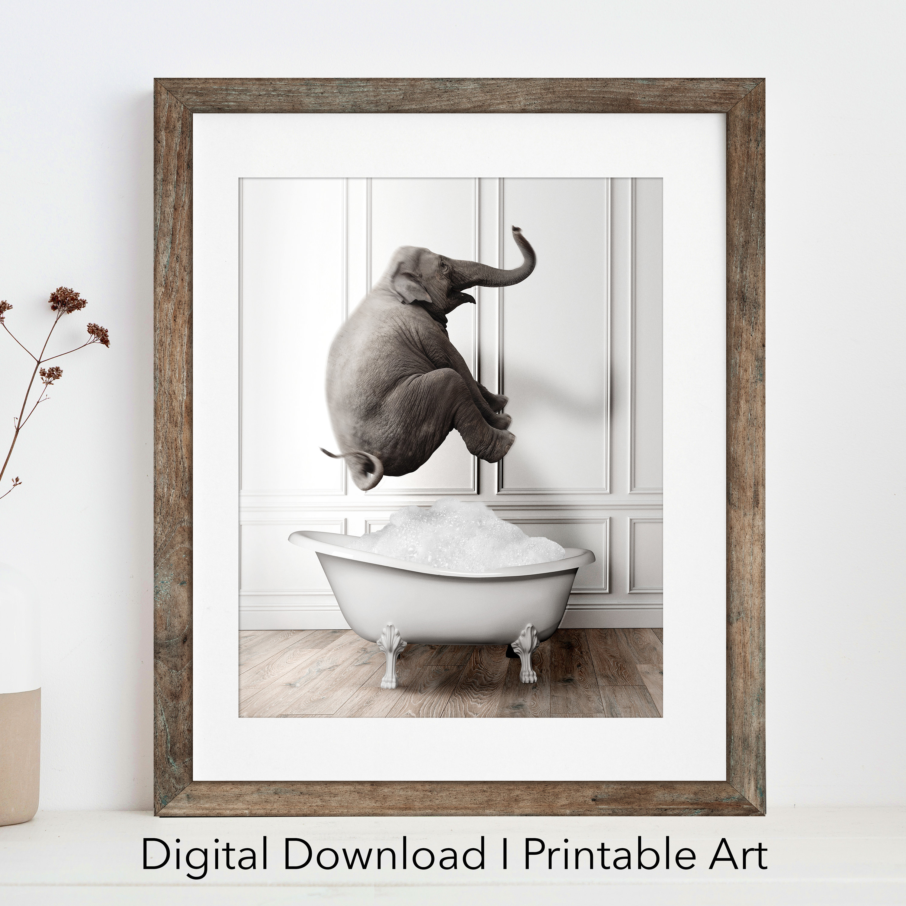 Baby Elephant Dumbo Bathtub