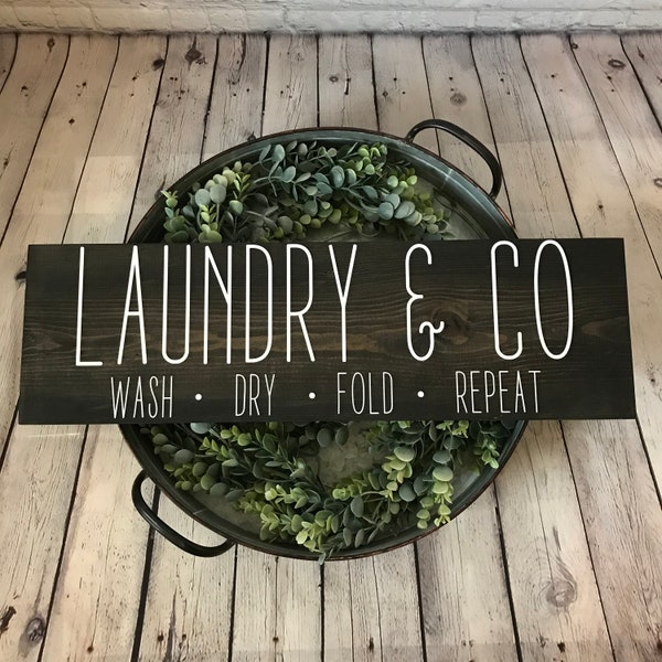 Laundry Co Sign - Etsy