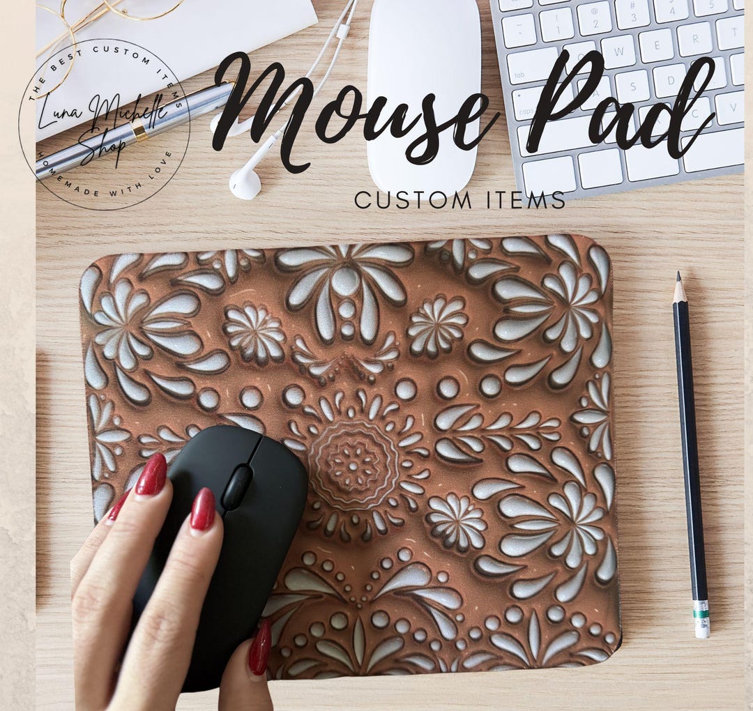 Custom Mouse Pad| Mexican Mouse Pad| Talavera Design| Terracotta Design ...