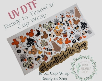 UV DTF | Wizard Cup Wrap | Cup Transfer | 16 Oz Cup Wrap | Ready to ...