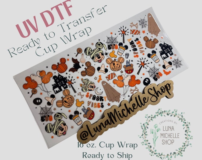 UV DTF | Wizard Cup Wrap | Cup Transfer | 16 Oz Cup Wrap | Ready to ...