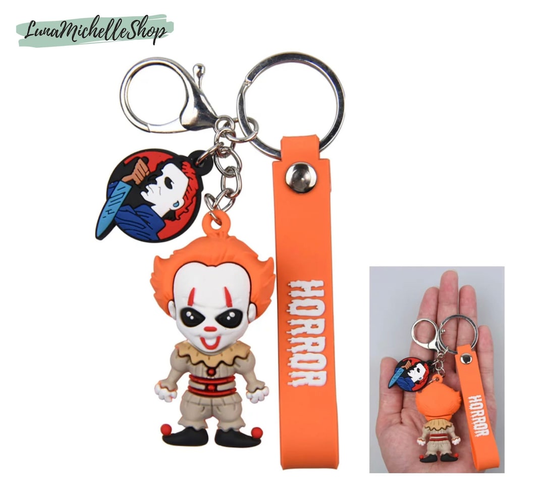 Keychain, Pennywise, Keychains, Horror Keychain, Michael Myers Keychain ...