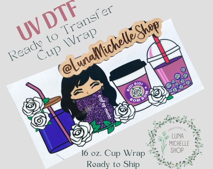 UV DTF | Wizard Cup Wrap | Cup Transfer | 16 Oz Cup Wrap | Ready to ...
