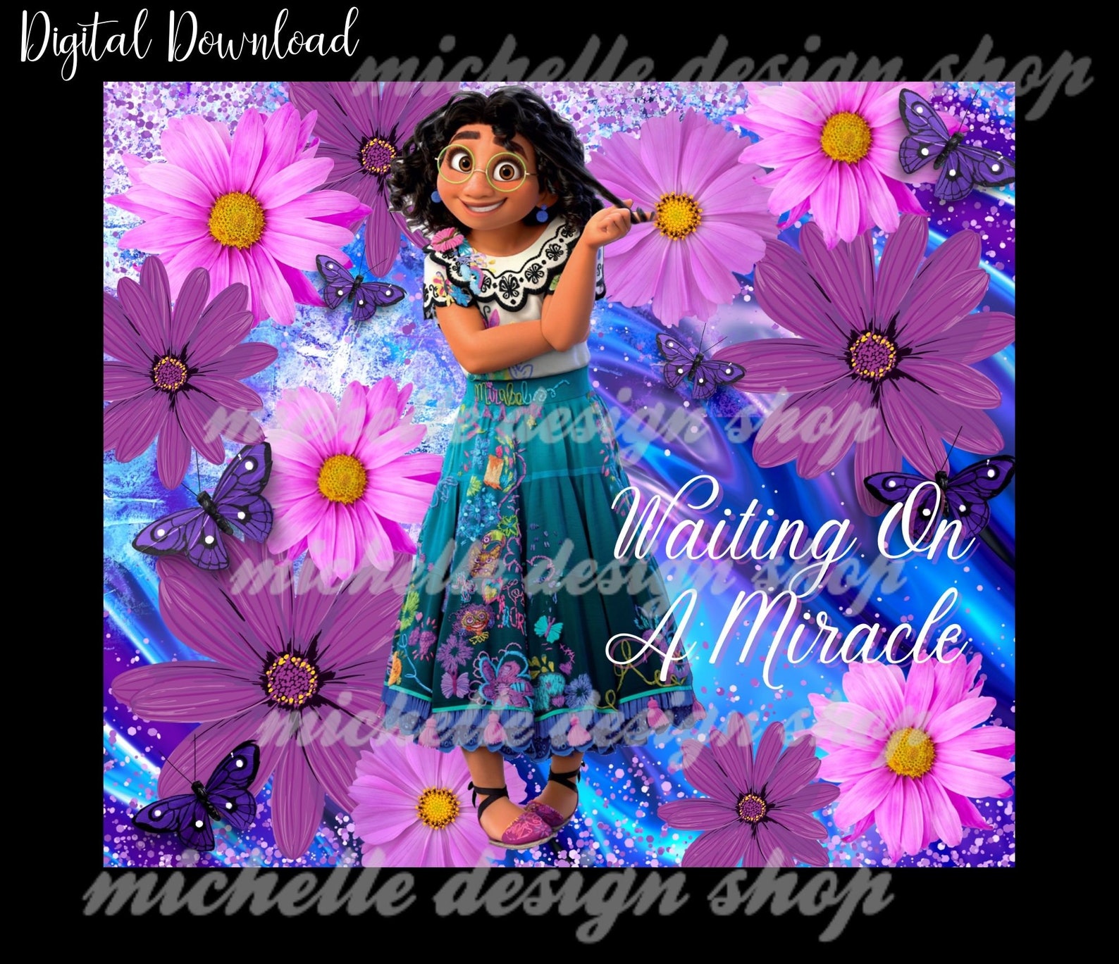 Mirabel PNG Image Mirabel Sublimation Wrap Tumbler Wrap - Etsy Canada