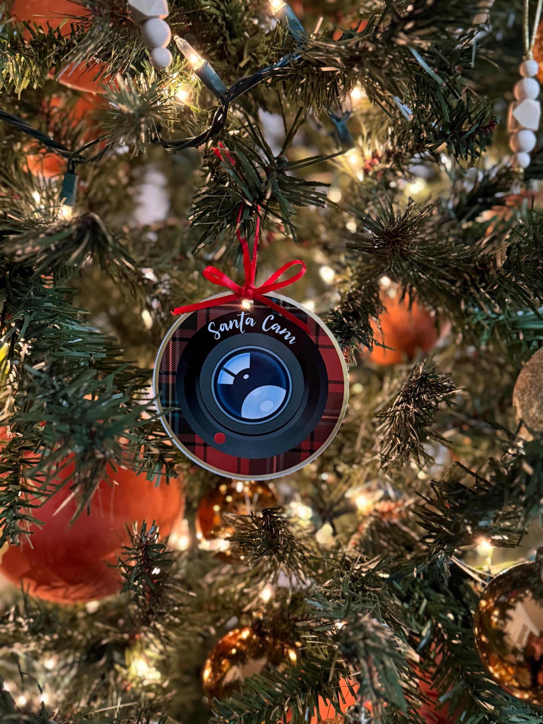 Santa Cam | Santa Surveillance Camera Ornament| Christmas Ornaments ...