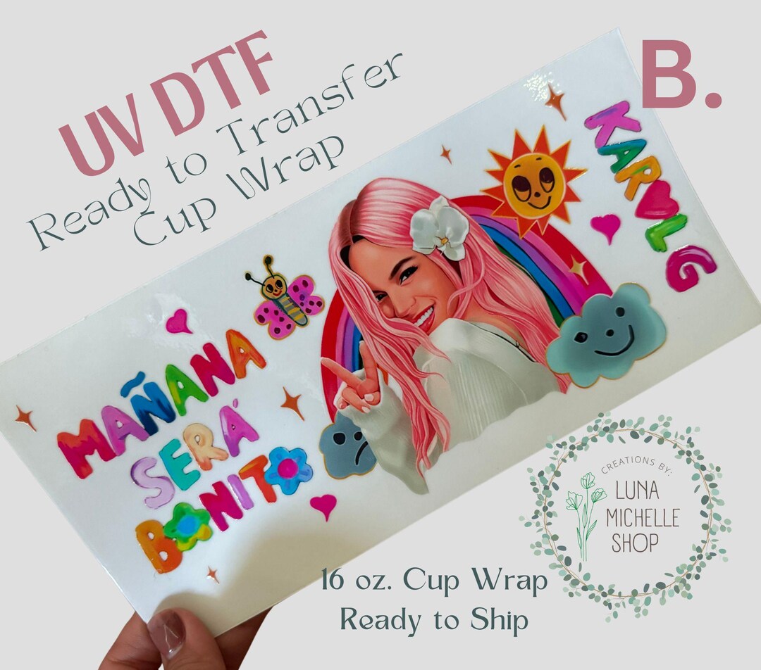 UV DTF Cup Wrap| Cup Transfers| Karolg Cup Wrap| Manana Sera Bonito ...