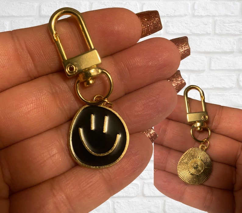 Smiley Face Keychain, Happy Face Keychain, Christmas Gift, Stocking ...