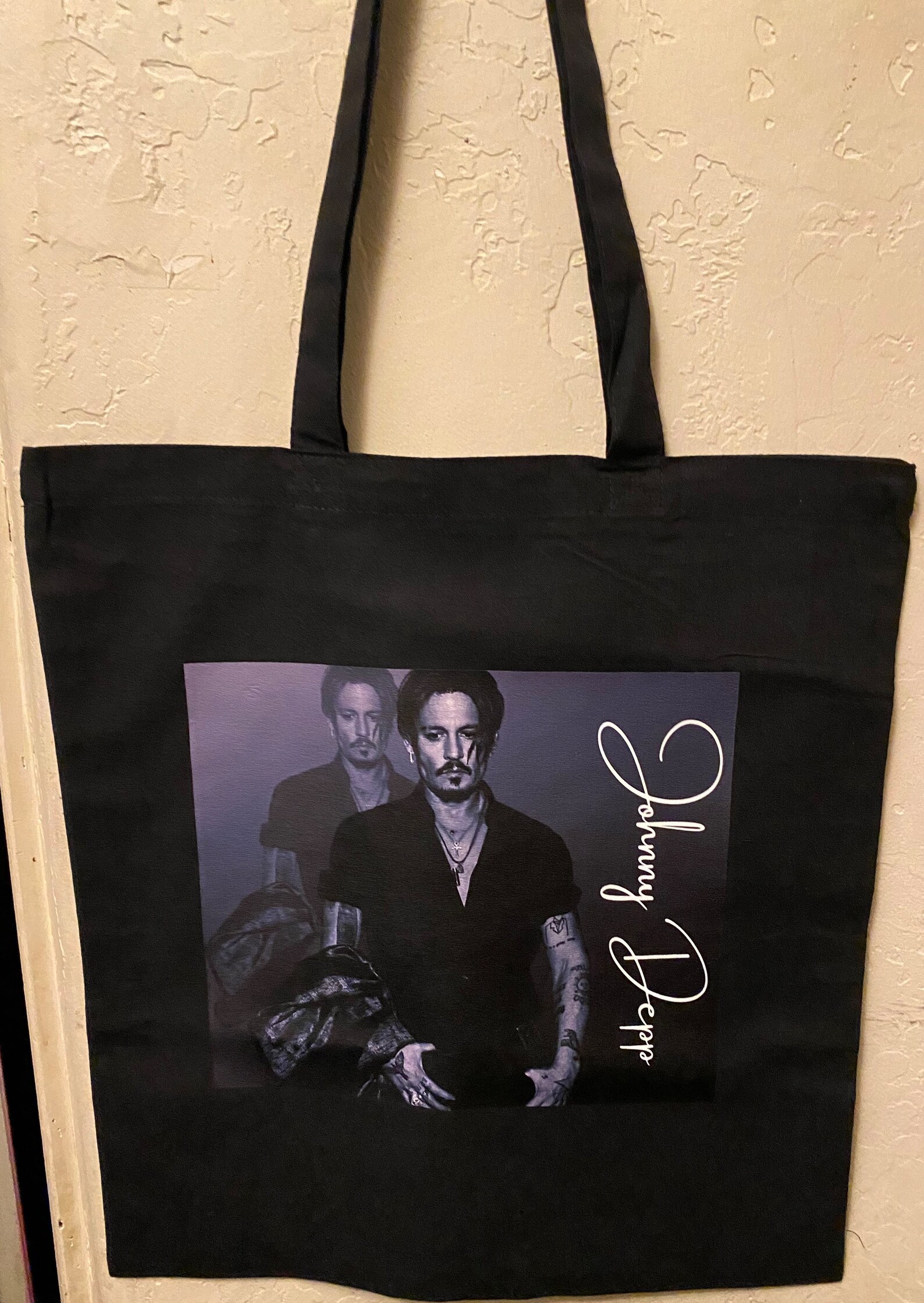 Johnny Depp Johnny Depp Tote Bag Johnny Depp Reusable Bag - Etsy