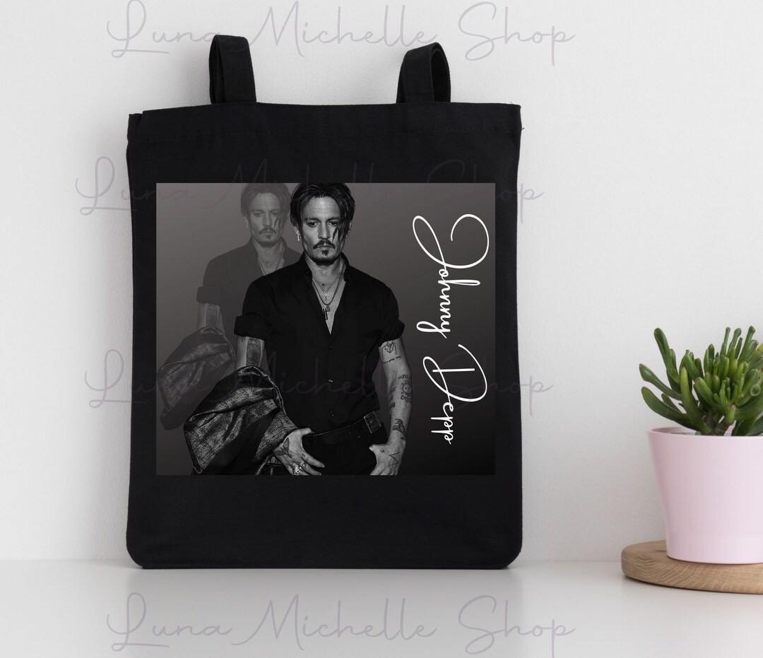 Johnny Depp Johnny Depp Tote Bag Johnny Depp Reusable Bag - Etsy