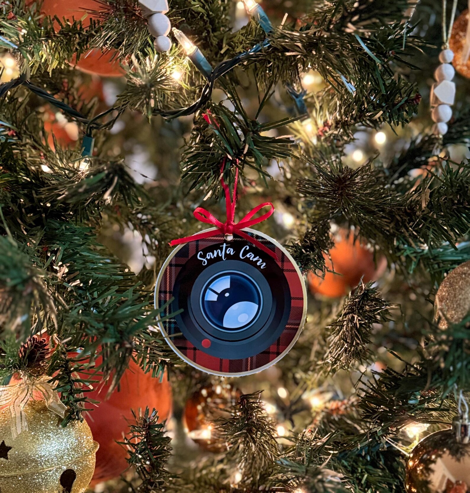 Santa Cam | Santa Surveillance Camera Ornament| Christmas Ornaments ...