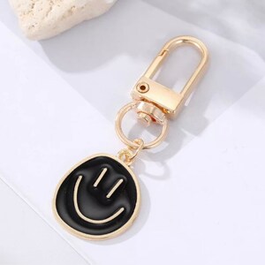 Smiley Face Keychain, Happy Face Keychain, Christmas Gift, Stocking ...