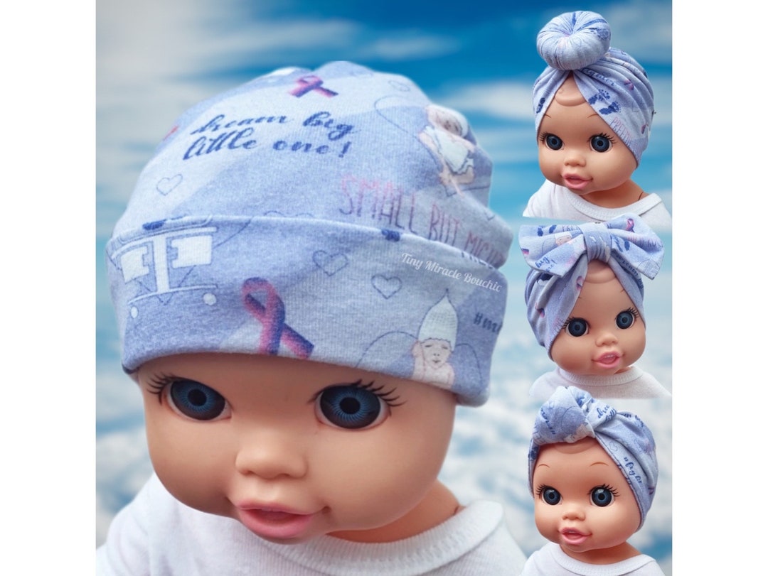 Preemie Headband, Micro Preemie Hat, Preemie Hat, Preemie Hospital Hat ...