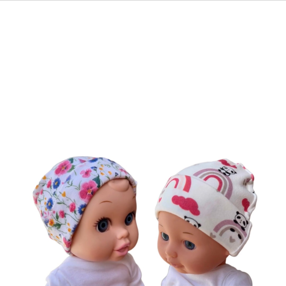 Preemie Beanie Hat, Set of 2, Preemie Winter Hat, NICU Care Package ...
